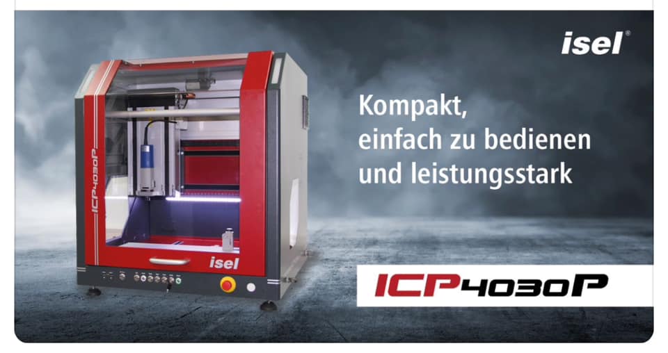 Isel CNC-freesmachine met baansturing ICP 4030-P - Products4Engineers - Productnieuws- en ...