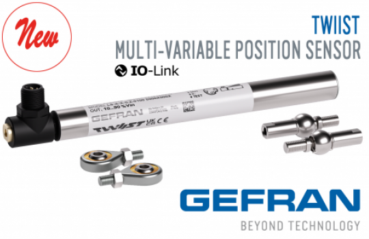 Gefran Twiist multi-variable position sensor - Products4Engineers - Productnieuws- en ...