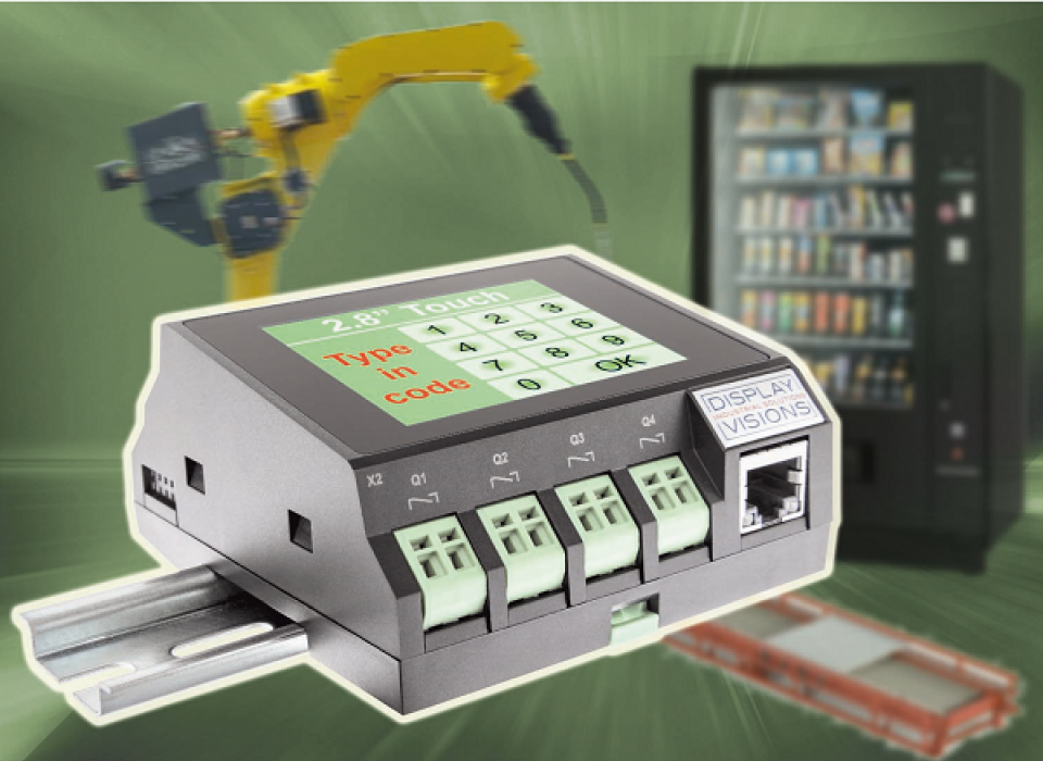 Small control systems with integrared touch displays - Products4Engineers