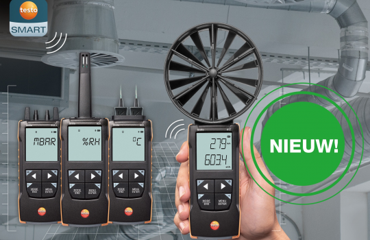 Testo 425 digitale hittedraad-anemometer - Products4Engineers ...