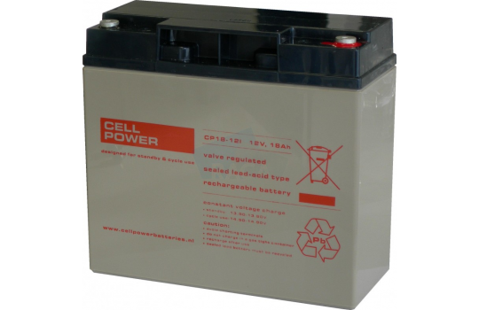Cellpower CP 18-12I Standaard AGM accu - Products4Engineers - Productnieuws- en ...
