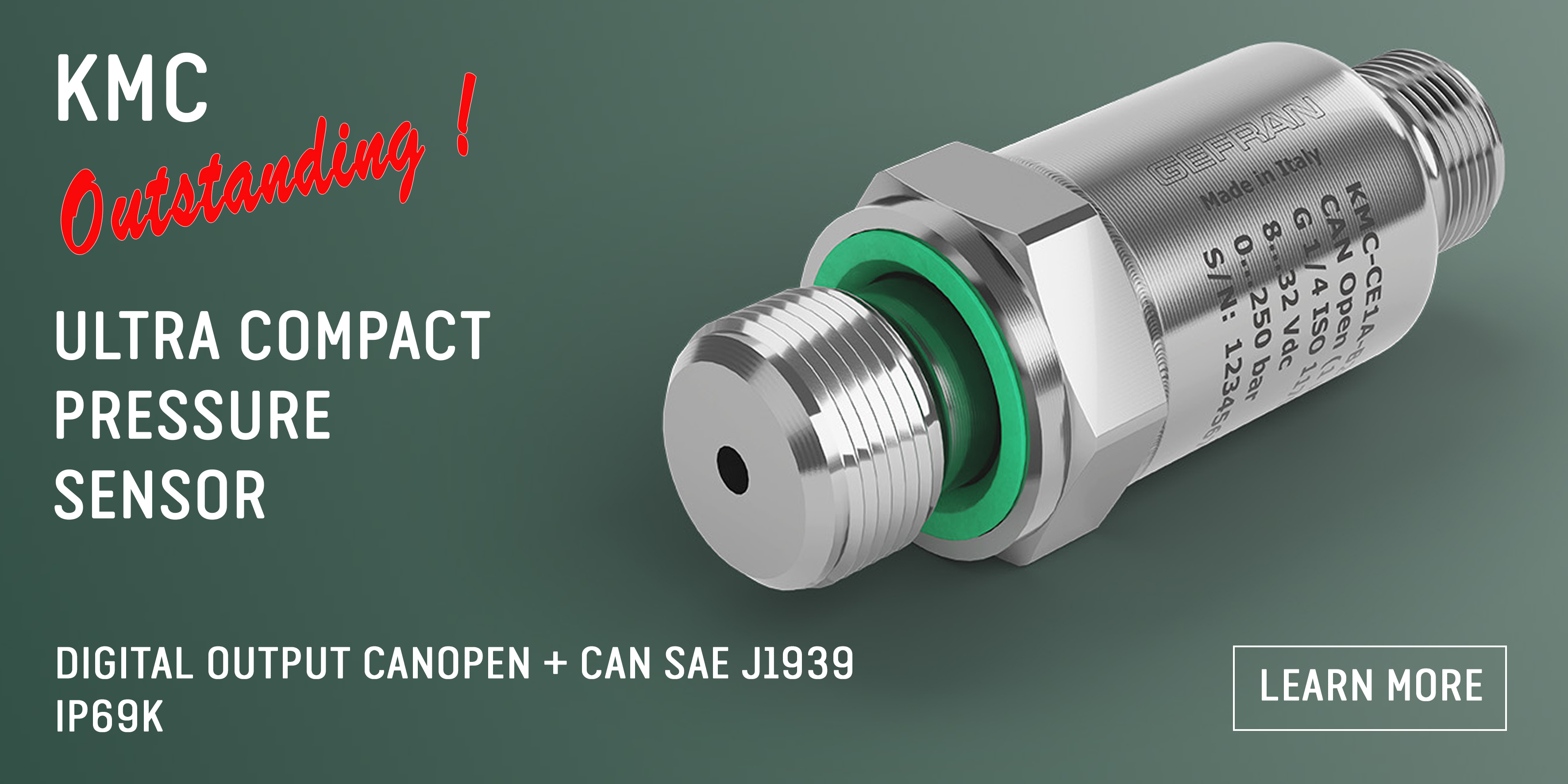 Gefran KMC druksensor - Products4Engineers