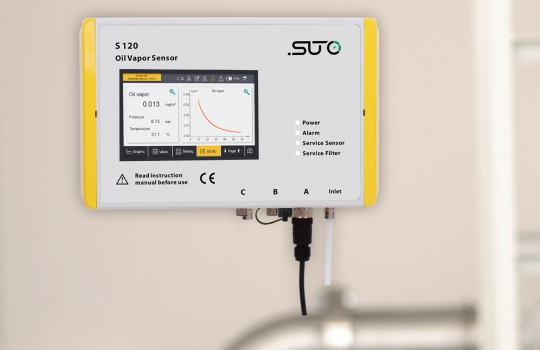 SUTO S120 Restoliedamp sensor voor kwaliteitsmetingen perslucht. - Products4Engineers ...