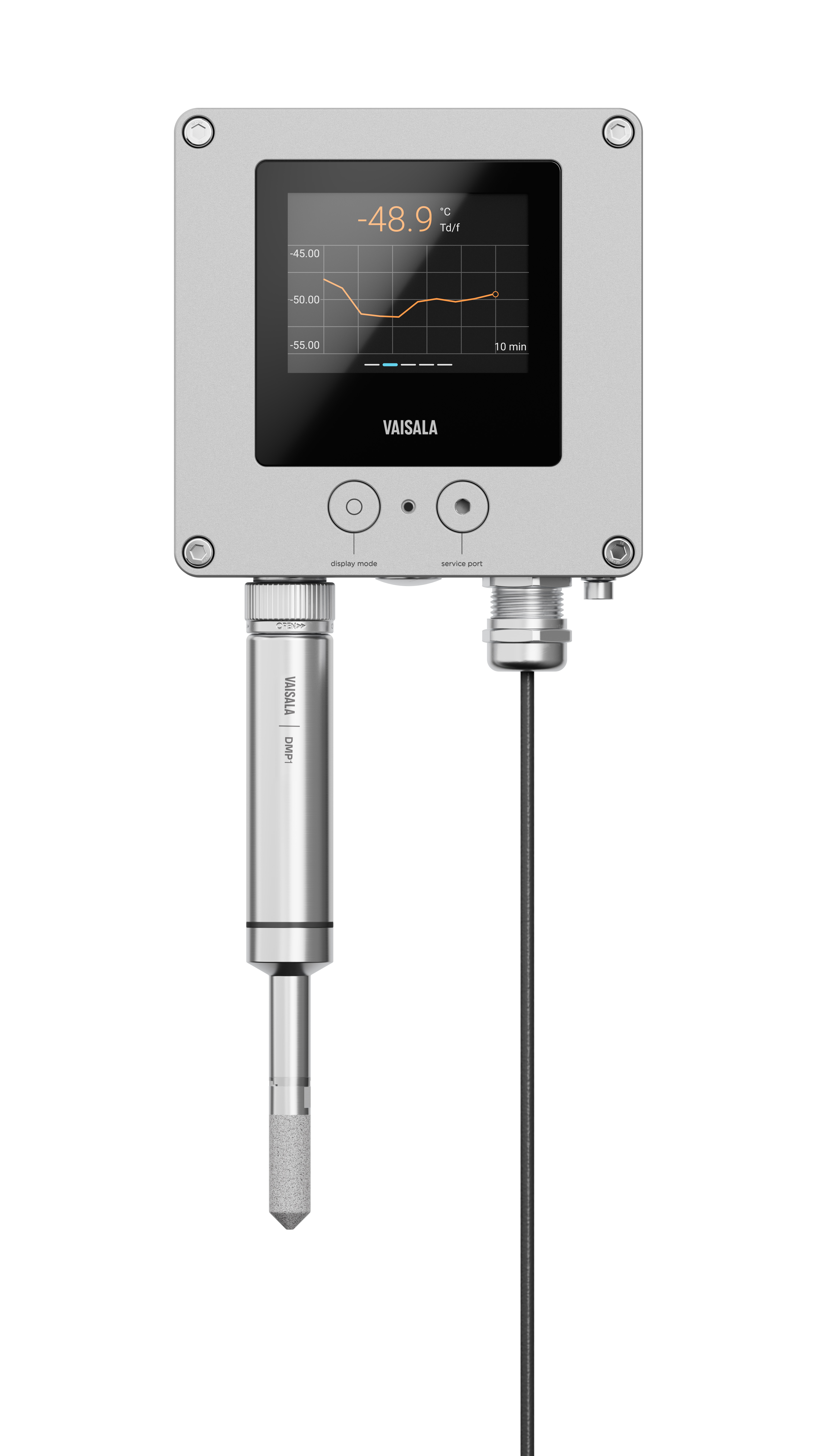 Vaisala DMP1 dauwpunt- en temperatuursonde met dauwpuntmeetbereik tot -70°C - Products4Engineers
