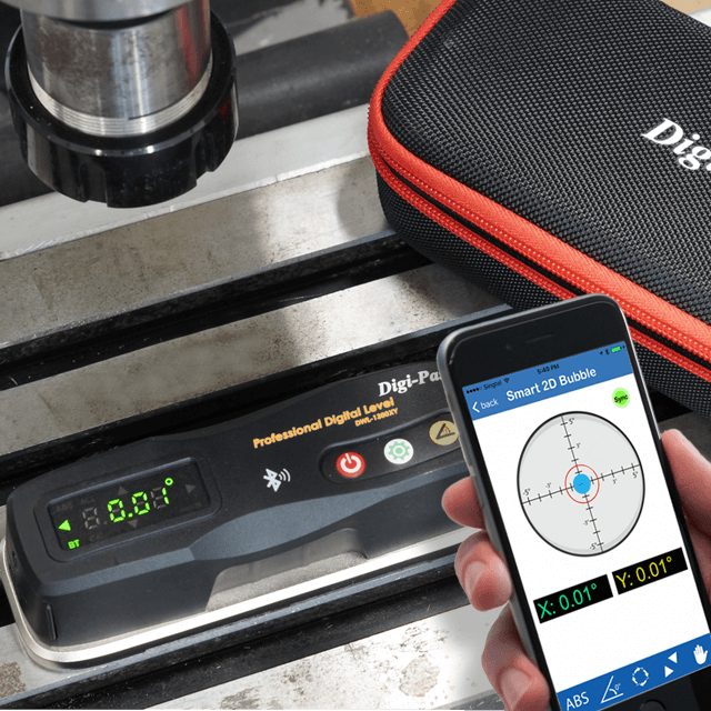 Bluetooth digitale precisie-waterpas 0,01° - Products4Engineers