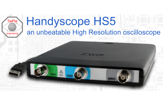 Handyscope HS5 High Resolution oscilloscope - Products4Engineers